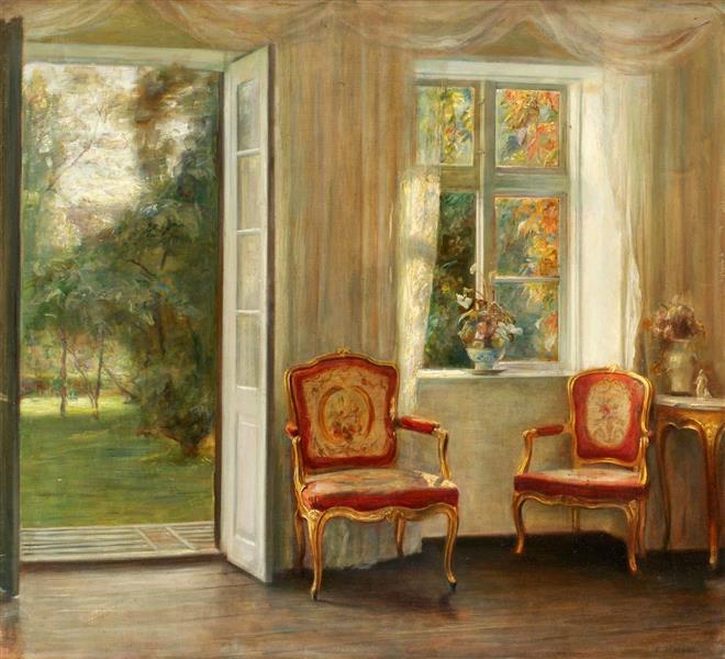 Salon - Carl Holsøe - WikiArt.org