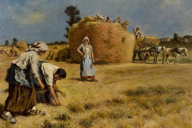 Harvest scene - Léon Augustin Lhermitte - WikiArt.org
