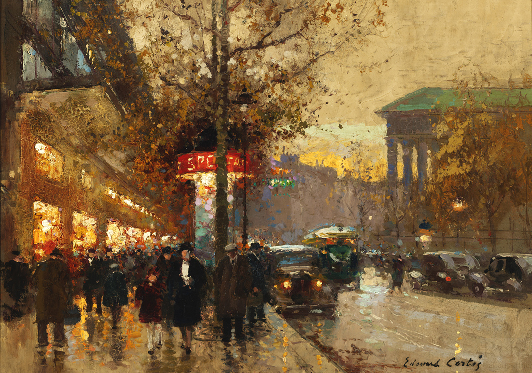 Boulevard de la Madeleine (11) by Edouard Cortes (1882-1969, France ...