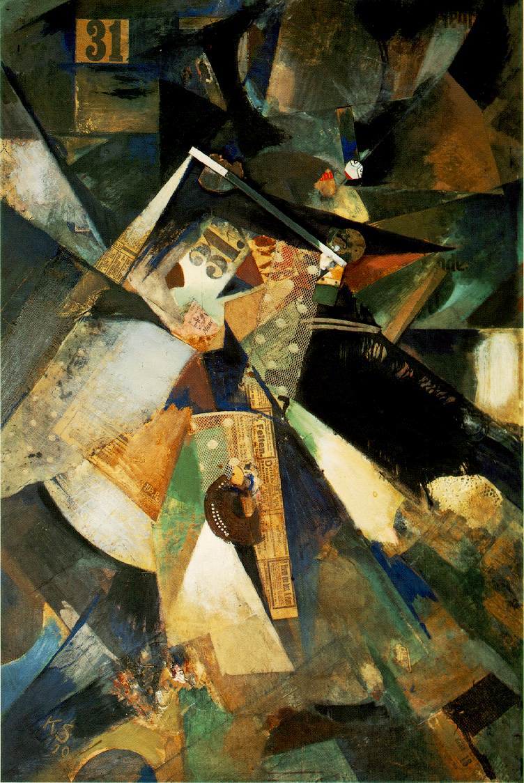 Merzpicture Thirty-One - Kurt Schwitters - WikiArt.org - encyclopedia ...
